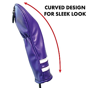 Team Golf NHL Colorado Avalanche Vintage Fairway Headcover (Color) - Printed Team Golf NHL Vintage Fairway Headcover (Printed), Fits All Fairway, Hybrid and Utility Clubs