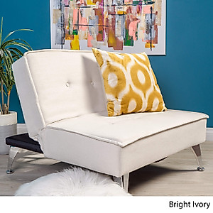 Christopher Knight Home Gemma Fabric Sofa Bed, Ivory, Dimensions: 37.00”D x 36.25”W x 29.00”H