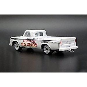 1966 Dodge D-100 Pickup Truck, White - Greenlight 30331/48-1/64 Scale Diecast Car