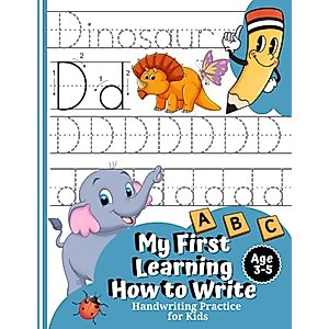 Handwriting Practice for Kids: ABC Letter Tracing for Kids ages 3-5 | Learning To Write Alphabet for Preschoolers | Kindergarten Workbook and 1st Grade