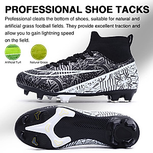Mens Soccer Shoes Soccer Cleats Women Football Cleats Tacos De Futbol para Hombre Football Shoes for Turf Futsal Shoes Cleats Football Turf Cleats Professional Football Training Boots AG FG