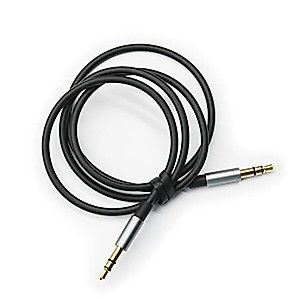 NEW NEOMUSICIA Replacement Cable Compatible with Sony MDR-XB950BT, MDR-10R, MDR-10RC, MDR-10RBT, MDR-NC50, MDR-NC200D Headphones Black 4.5ft/150cm