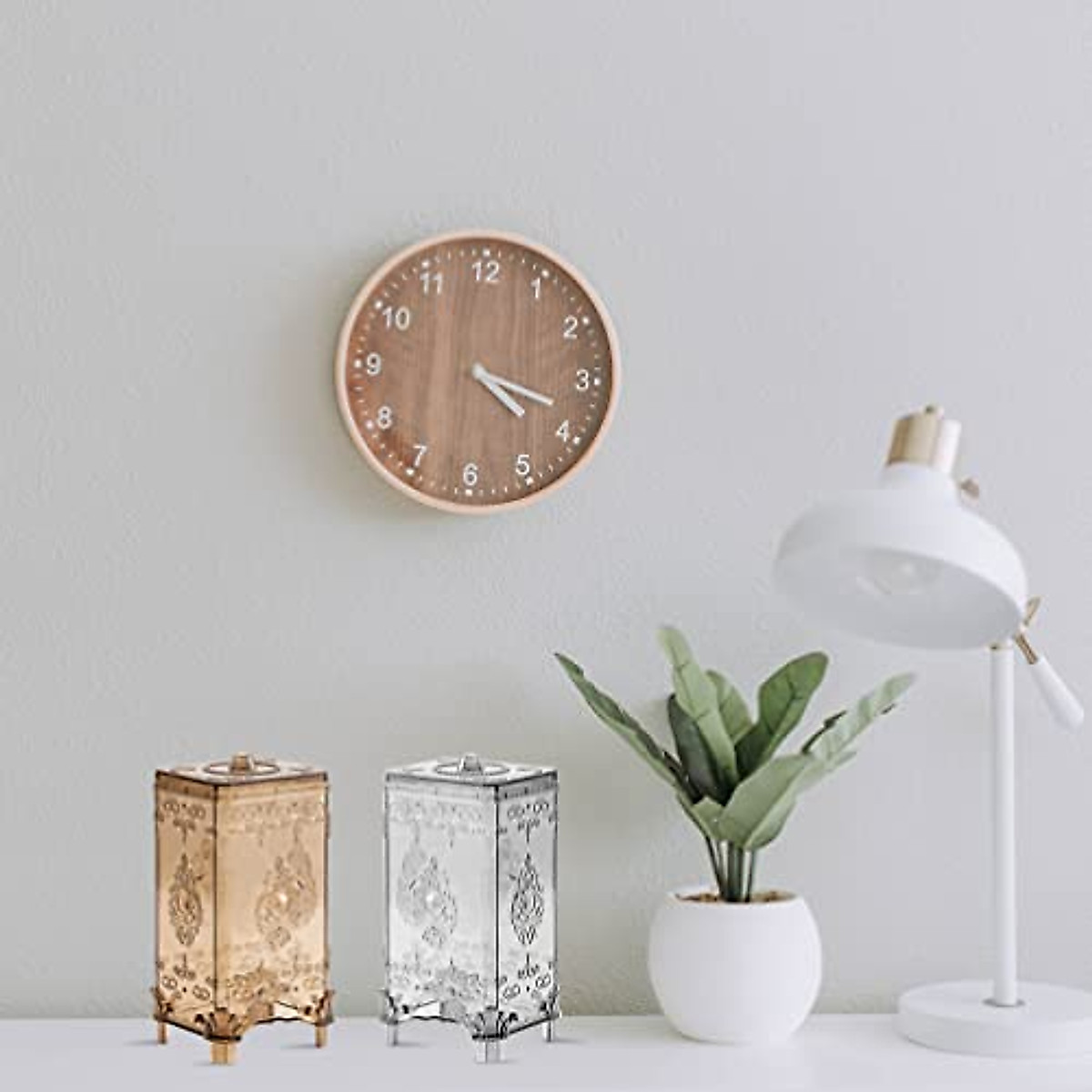 Zerodeko Cotton Swab Ball Qtip Holder: Cotton Pad Jar Plastic Container Dispenser Box Embossed Box for Bathroom Home Storage Organizer 2Pcs