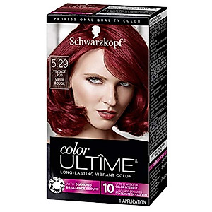 Schwarzkopf Color Ultime Permanent Hair Color Cream, 5.29 Vintage Red