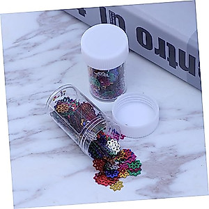 COHEALI 3pcs 12 Sequin Gold Powder Sequin Painting Gold Powder Sequined Gold Powder Handmade DIY Colorful Gold Powder Glitter Powder Boxed Snowflake Shape Gold Powder