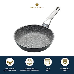 MasterClass Master Class Cast Aluminium Induction-Safe Non-Stick Frying Pan, 20 cm (8"), Grey