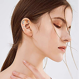 ORAZIO 17Pcs Cartilage Earrings For Women Surgical Steel Tragus Helix Daith Rook Conch Piercing Jewelry 16G Earrings