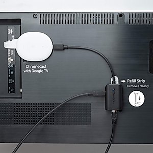 Cable Matters USB C to Gigabit Ethernet Adapter with 100W Charging Compatible with MacBook Pro, Dell XPS, Surface Pro - Up to 480Mbps for Chromecast with Google TV (Google TV Chromecast 2020 Version)