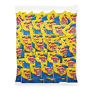 SWEDISH FISH Mini Gummy Candy, Individual Pouches Fun Size, 50 Count Pack