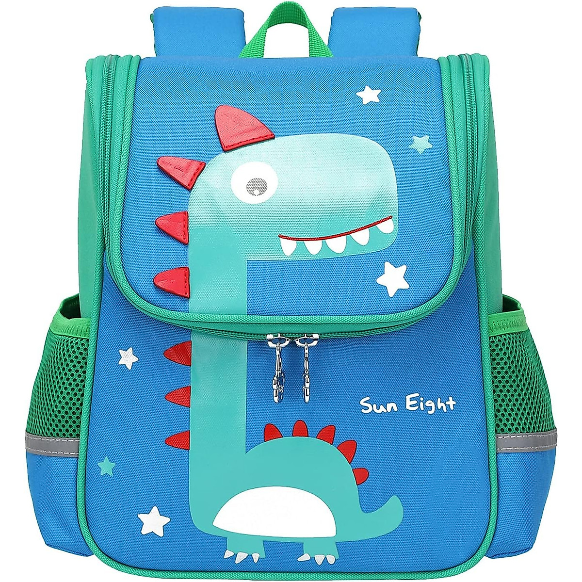 DNSHAN Toddler Backpacks for Boys, 11 Inch Ultra-light Preschool Bookbag for Little Kids, 1-4 Years Old, Dinosaur