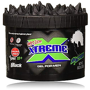 Wet Line Xtreme Reaction Black Ultimate Hold Gel, 8.8 Ounce