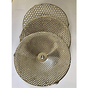 BelleVie Stainless Steel 5 Qts. (3 Lbs. per minute) Food Mill with 3 Cutting Plates"