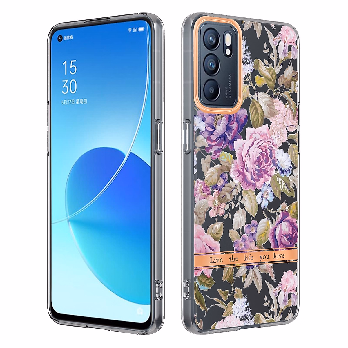Compatible with Oppo Reno6 Pro 5G Case Cover,Compatible with Oppo Reno 6 Pro 5G for Mobile Phone TPU Case Cover ZMD
