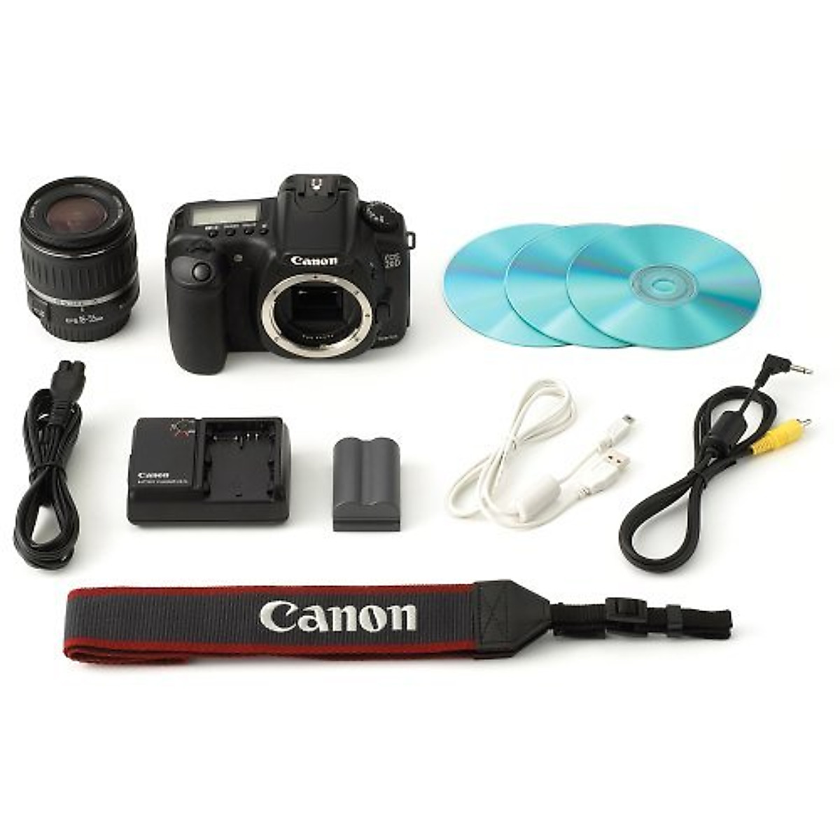 Canon EOS 20D DSLR Camera with EF-S 18-55mm f/3.5-5.6 Lens (OLD MODEL)