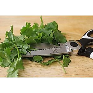 Best kitchen Heavy Duty Cooking Scissors for Food like Chicken, Poultry, Game, Meat, Pizza. Herb Cutting Utility Scissor – Multipurpose Dishwasher Safe Kitchen Shears – Surgical Grade Stainless Steel