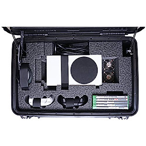 Case Club 4K Gaming Station to Fit Xbox Series Consoles. Comes with Built-in 24" 4K Monitor, Cooling Fans, & Speakers. Fits Xbox Series Console (S or X), Controllers, & Games, (Console NOT Included)