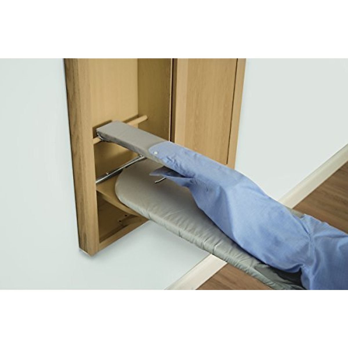 Hideaway Ironing Board Premium Maple with Shaker Door