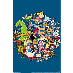 Trends International Nickelodeon Group Wall Poster, 22.375" x 34", Unframed Version