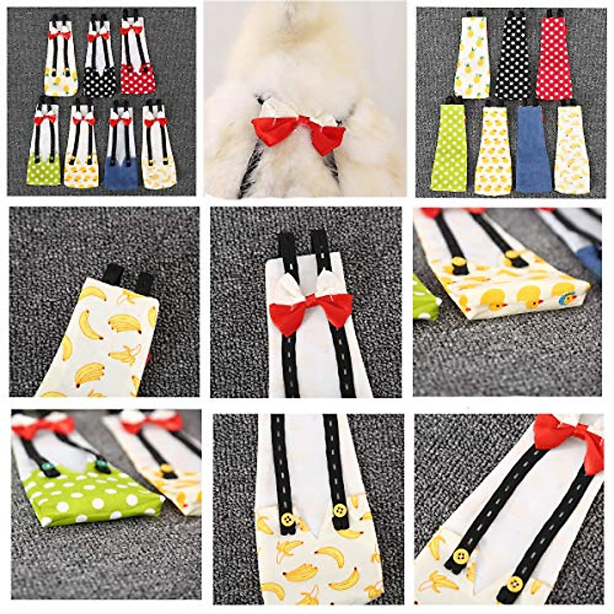 Bonaweite Pet Diaper Nappy Poultry Cloth for Goose Duck Hen Chicken Fashionable