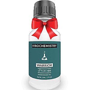 VIROCHEMISTRY Pheromones For Men Pheromone Cologne Oil (WARRIOR) - Bold, Extra Strength Human Pheromones Formula – 15mL Concentrate [Human Grade Pheromones to Attract Women]