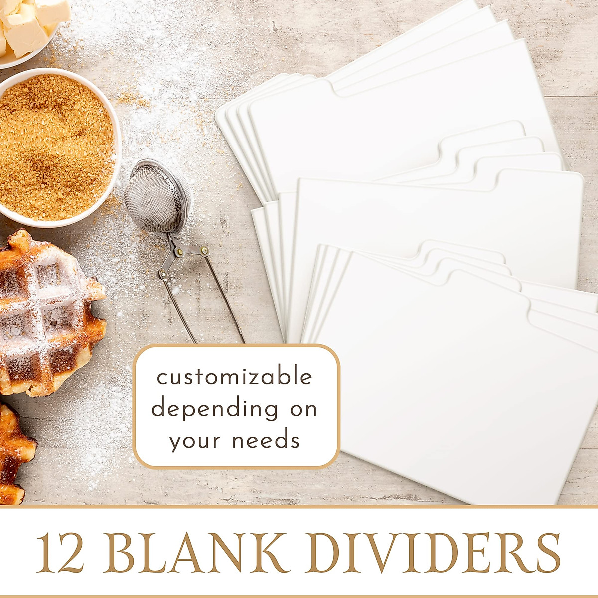 Recipe Box, Wooden Recipe Box, Recipe Box with 12 Dividers and Phone Holder, Recipe Boxes, Recipe Box Dividers, Recipe Cards, Recipe Cards and Box Set, Recipe Cards 4x6, 4x6 Recipe Cards