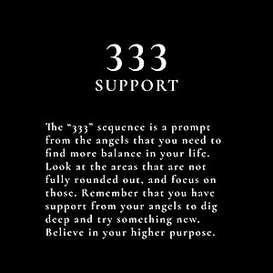 Sacred + Divine 333 "Support Scented Intention Candle, Rose Pepper, Angel Number Manifestation Candle, Soy Coconut Aromatherapy Candle with 80 Hour Burn Time