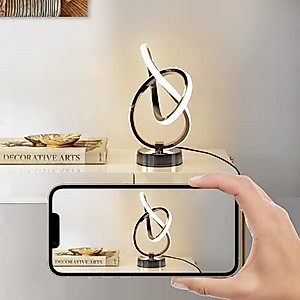 NITSINE LED Table Lamp, Set of 2 Touch Control Desk Lamps, 3-Way Dimmable Bedside Modern Nightstand Reading Lamps for Office Bedroom Living Room