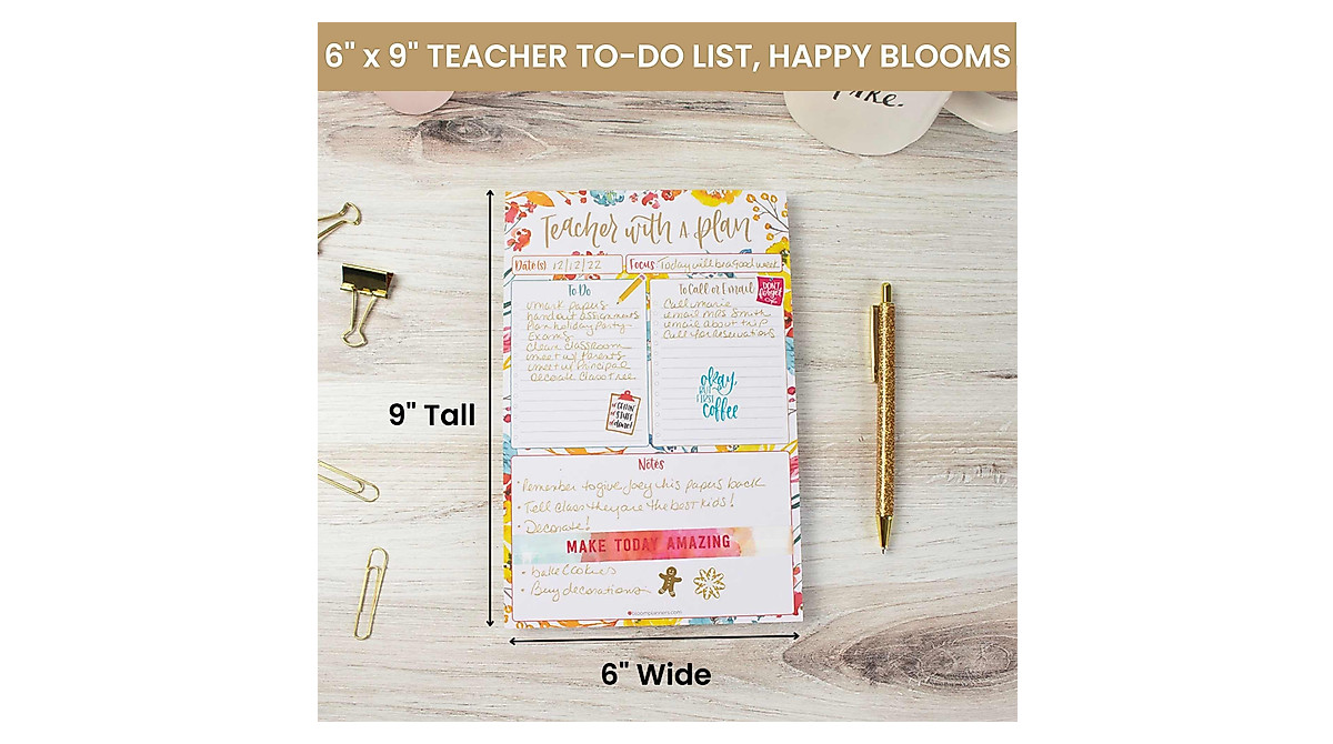 Bloom Daily Planners Teacher To-Do List - Essential Organizer