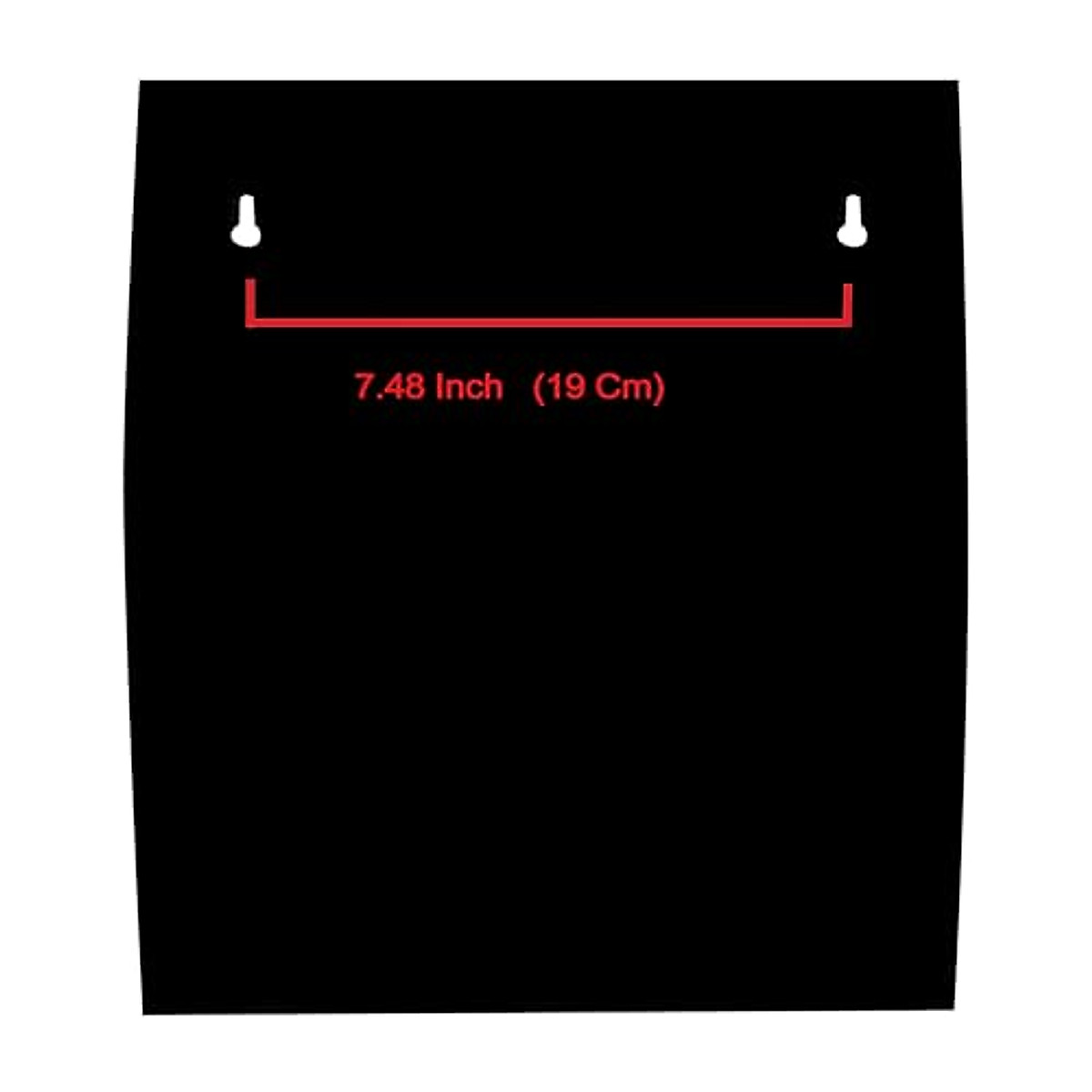 NACH Mailboxes for Outside Wall Mount, 12 x 11.2 x 4.5 inch, Black Mailbox, Waterproof Mailbox with Outdoor Newspaper Holder - The Euro Mailbox