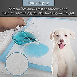 IMMCUTE Puppy Pee Pads 22"x23"-100 Count | Dog Pee Training Pads Super Absorbent & Leak-Proof | Disposable Pet Piddle and Potty Pads for Puppies | Dogs | Doggie| Cats | Rabbits