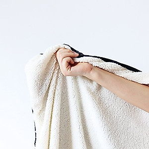 Sleepwish Sugar Skull Plush Wearable Hooded Blanket Skull Flowers Floral Watercolor Fleece Blanket Poppy Rose Sherpa Blanket (Adults 60"x 80")