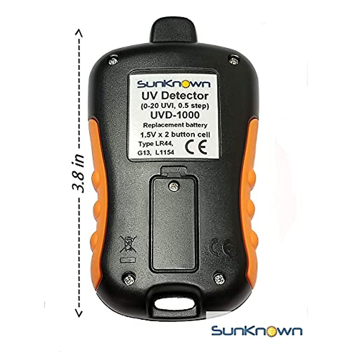 Sunlight Meter for Measuring Harmful Ultraviolet Solar Light Radiations - Portable UV Intensity Meter & UV Sun Light Strength Tester - Handheld Digital UV Index Sensor - by SunKnown