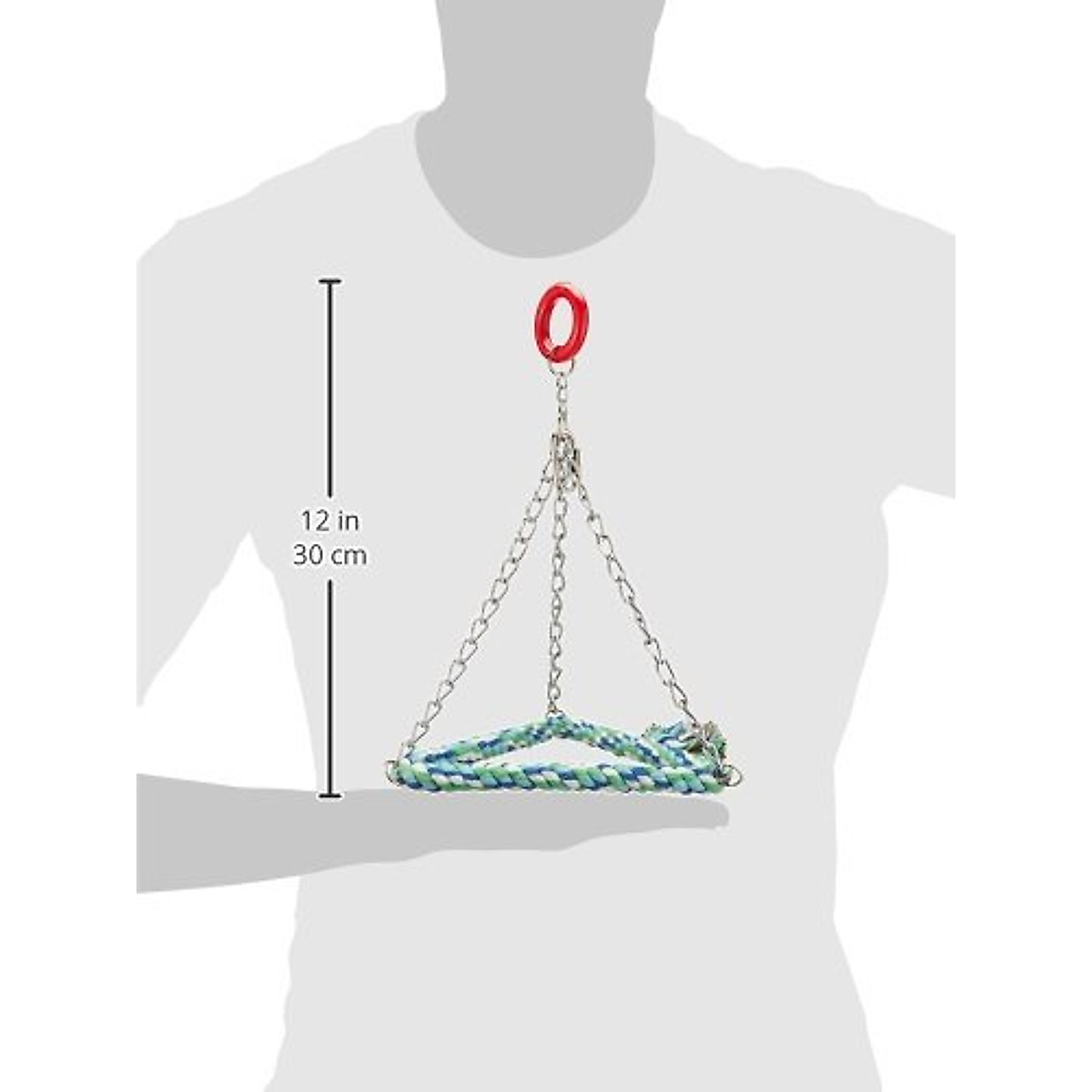 Paradise 8-Cotton Triangle Bird Swing, Medium