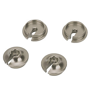 4Pcs Spring Retainers, Light Weight Aluminum Shock Retainers with Piston Heads RC Car Upgrade Accessory Fit for TRXXAS SLASH 2WD RC Car Upgrade Accessory 3768(BT color) Rpm Spring Retainers