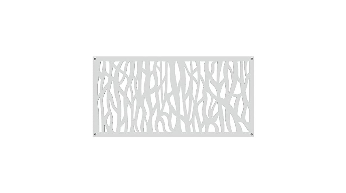 Barrette Outdoor Living Decorative Screen Panel White | Durable & Easy ...