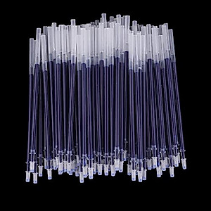 100pcs Gel Pen Refills 0.5mm Ink Gel Pen Refills for Needle Tip Liquid Gel Pen/Rollerball Gel Ink Pen - Needle Tip Blue