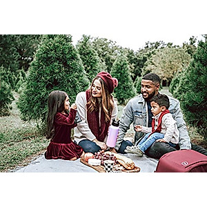 Simple Modern Insulated Water Bottle with 3 Lids - Straw, Flip, Chug - Small Reusable Wide Mouth Stainless Steel Flask Thermos Sport, 18oz (530ml), Pattern: Carrara Marble