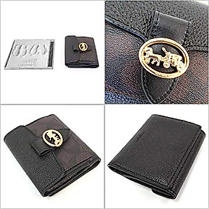 Coach Georgie Small Wallet in Signature Canvas