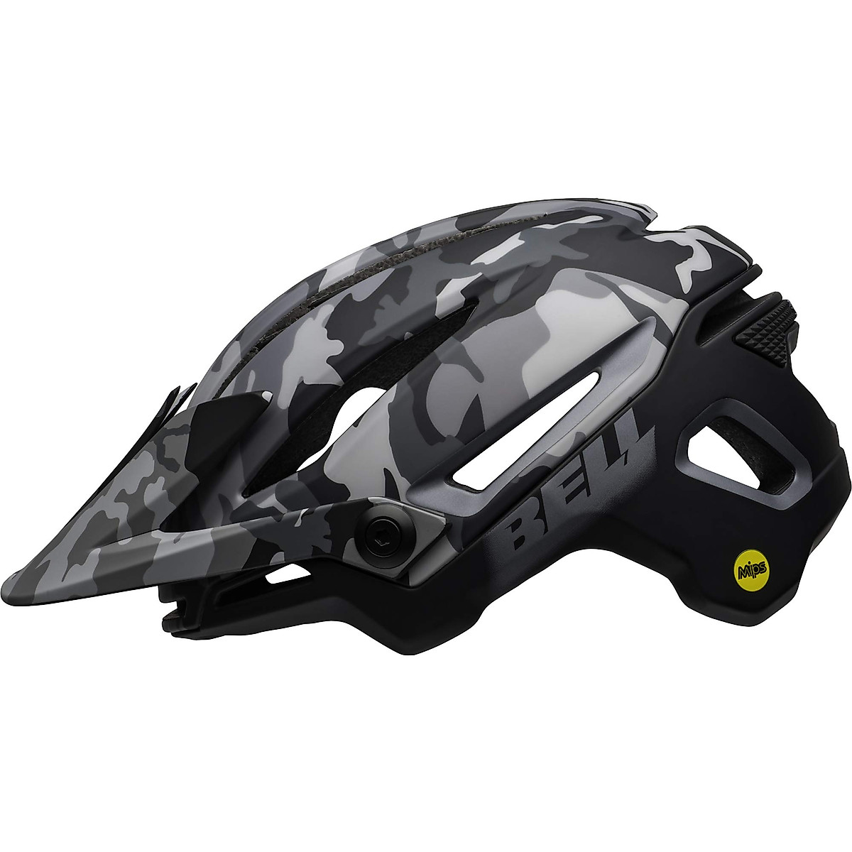 BELL Sixer MIPS Adult Mountain Bike Helmet - Matte/Gloss Black Camo (2024), Large (58-62 cm)