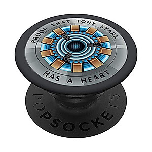 Marvel Avengers Endgame Tony Stark Has a Heart PopSockets PopGrip: Swappable Grip for Phones & Tablets