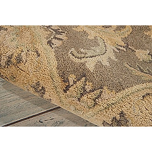 Nourison Jaipur Taupe Rectangle Area Rug, 5-Feet 6-Inches by 8-Feet 6-Inches (5'6" x 8'6")