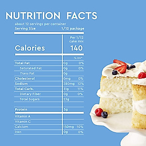 Duncan Hines Signature Cake Mix Angel Food