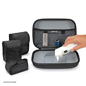 USA GEAR Case for Medical Thermometer - Thermometer Case for Temporal Scanner Thermometer, Infrared Thermometer, Ear Thermometer Compatible with Braun ThermoScan, Goodbaby, QQcute, Exergen and More