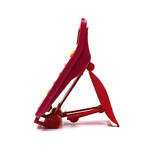 SDFGH 12 Digit Desk Calculator Large Buttons Financial Business Accounting Tool Rose Red Color for Office School Gift