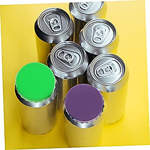 Yardwe 12pcs Can Sealing Lid Drinking Bottle Caps Seasoning Bottle Stoppers Rubber Bottle Topper Wine Bottle Cap Beer Silica Gel Silicone Caps Bottle Caps for Home Brewing