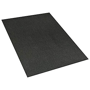 Indoor - Outdoor Area Rugs and Runners Constructed with Superior PET Fiber Made from 100% Purified Recycled Bottles. (9' x 12', Black Ice)
