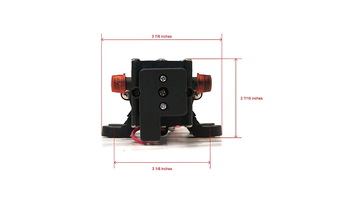 Everflo Diaphragm/Demand Water Transfer Pump 1.0 GPM, 12V Volt, 40 psi ...