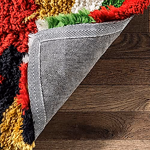 nuLOOM Abbey Carnival Handmade Shag Area Rug, 5 ft x 8 ft, Multi