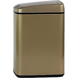 Hanover Gold 9-Liter / 2.3-Gallon Trash Can with Sensor Lid