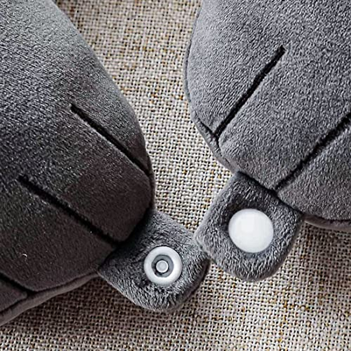 MINISO Travel Neck Pillow with Eye Mask, We Bare Bears Memory Foam Neck Cartoon Pillow Valentine's Day Gift for Travelling, Sleeping, Airplane, Car, Home & Office(Panda)